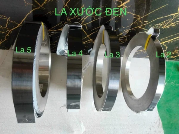 Nẹp La Inox xước đen - Đại Nam Wall